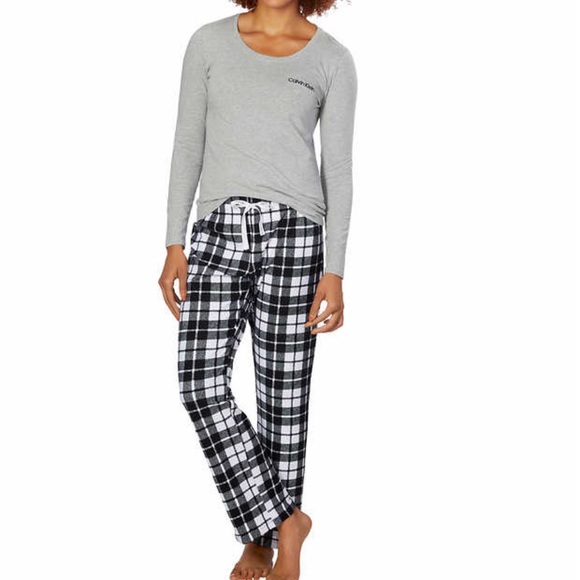 Calvin Klein | Intimates & Sleepwear | Calvin Klein Ladies Fleece Pj ...
